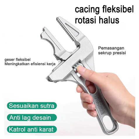 Jual POM Kunci inggris / Universal Adjustable Wrench Spanner / Besar ...