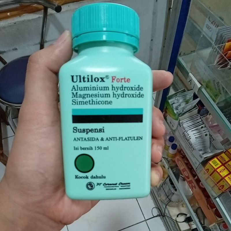 Jual Ultilox Forte Susppensi 150ml (per Botol)/ maag , gastritis ...