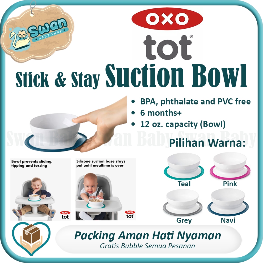 Jual OXO Tot Stick & Stay Suction Bowl | Shopee Indonesia