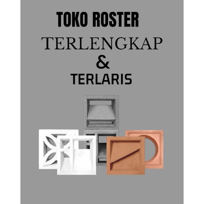 Jual Roster Beton | Roster lubang angin | roster 20×20 cm | Shopee ...