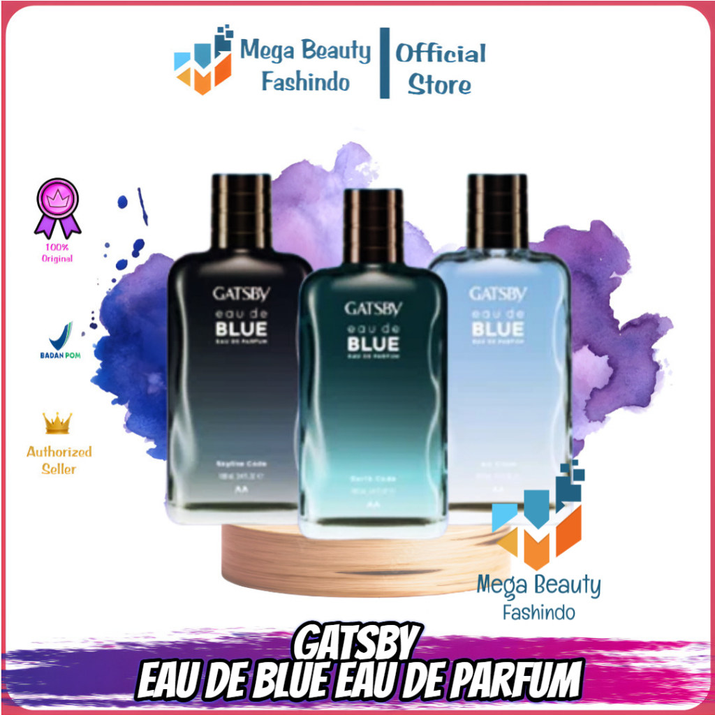 Jual GATSBY Eau De Blue Eau De Parfum 100ml Series | Shopee Indonesia