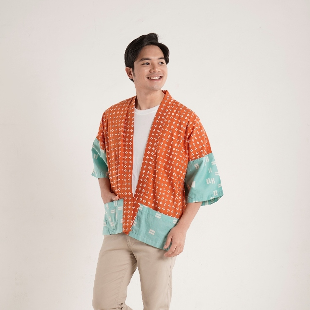 Jual Batik ENOM - Outer Kesho - Outer Batik - Batik Wanita Modern ...