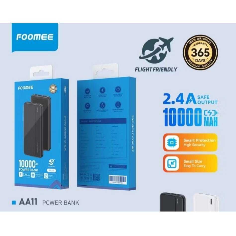 Jual Powerbank Foomee NEW Produk AA11/AB11/AB15/MA13 10000 mAh 2.4A ...