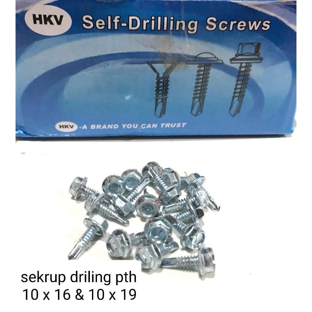 Jual Baut Baja Ringan 10 X 16 Isi 50 Pcs Perbungkus Baut Sekrup Skrup Roofing Ruping | Shopee ...