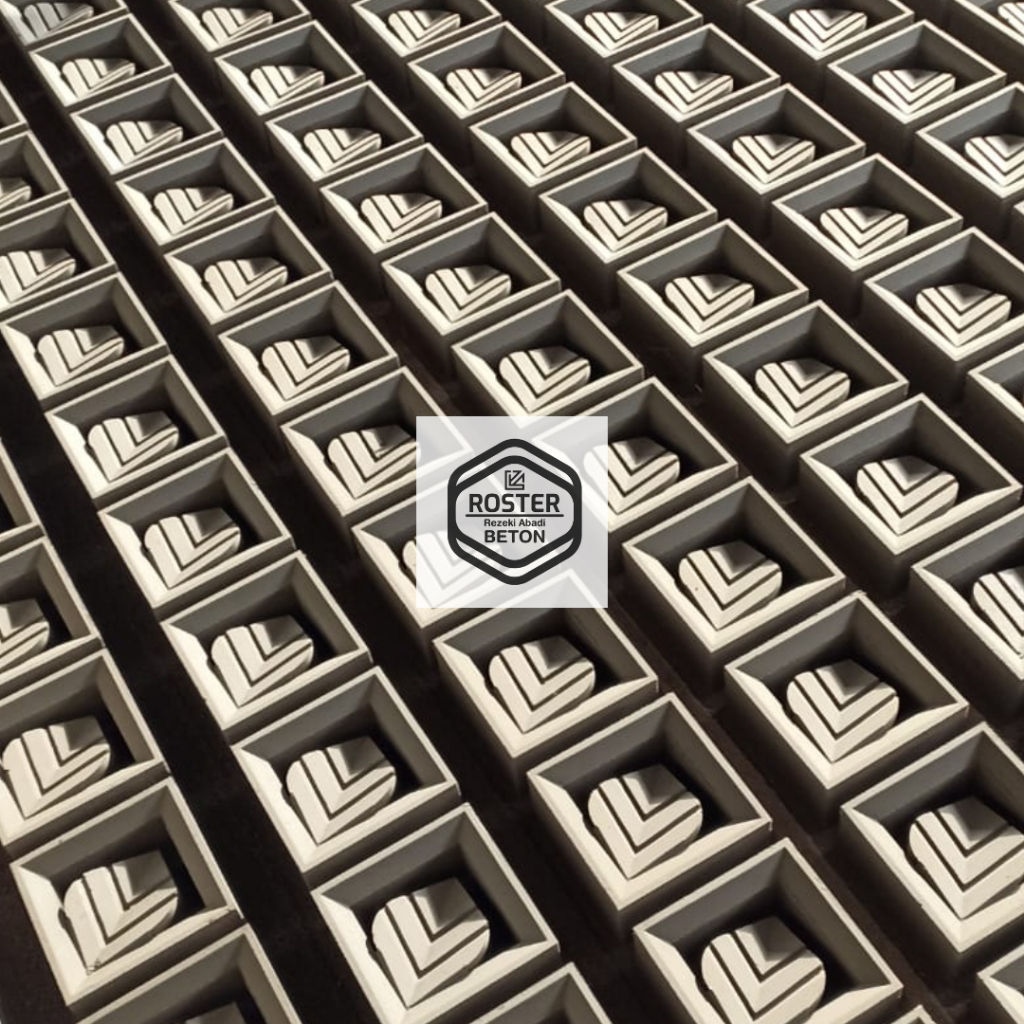 Jual Roster Beton Minimalis Modern, Loster Beton Minimalis Motif Daun ...