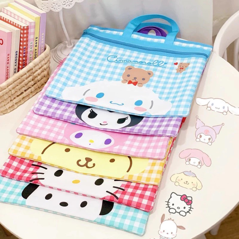 Jual MAP KAIN TAS ANAK FOLDER FILE KERTAS ULANGAN TENTENG LES SEKOLAH ...