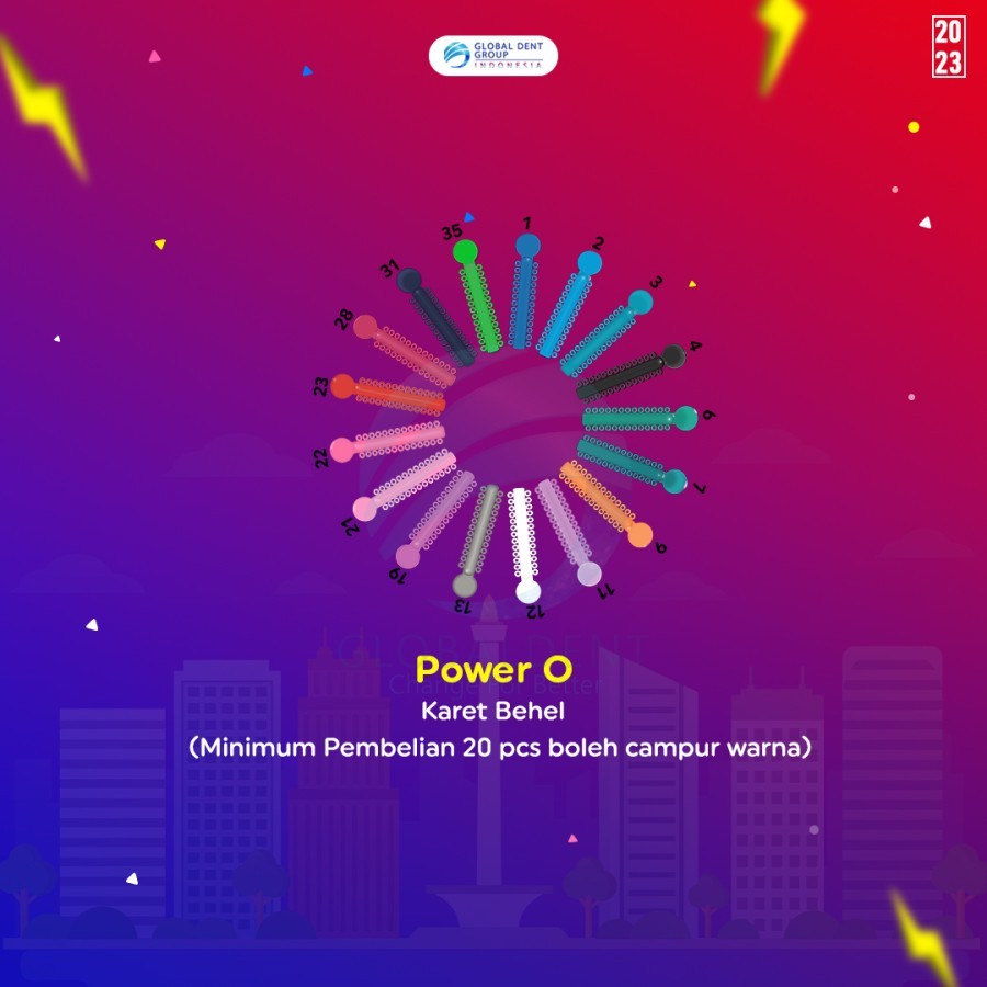 Jual KARET BEHEL AO ORTHO POWER O | Shopee Indonesia