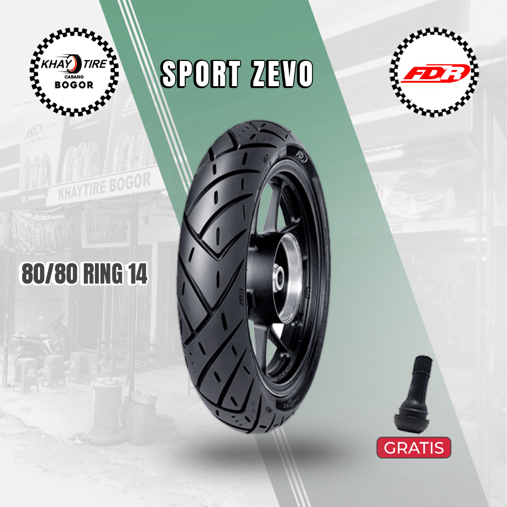 Jual Ban Motor Matic FDR SPORT ZEVO 80/80 Ring 14 Tubeless | Shopee Indonesia