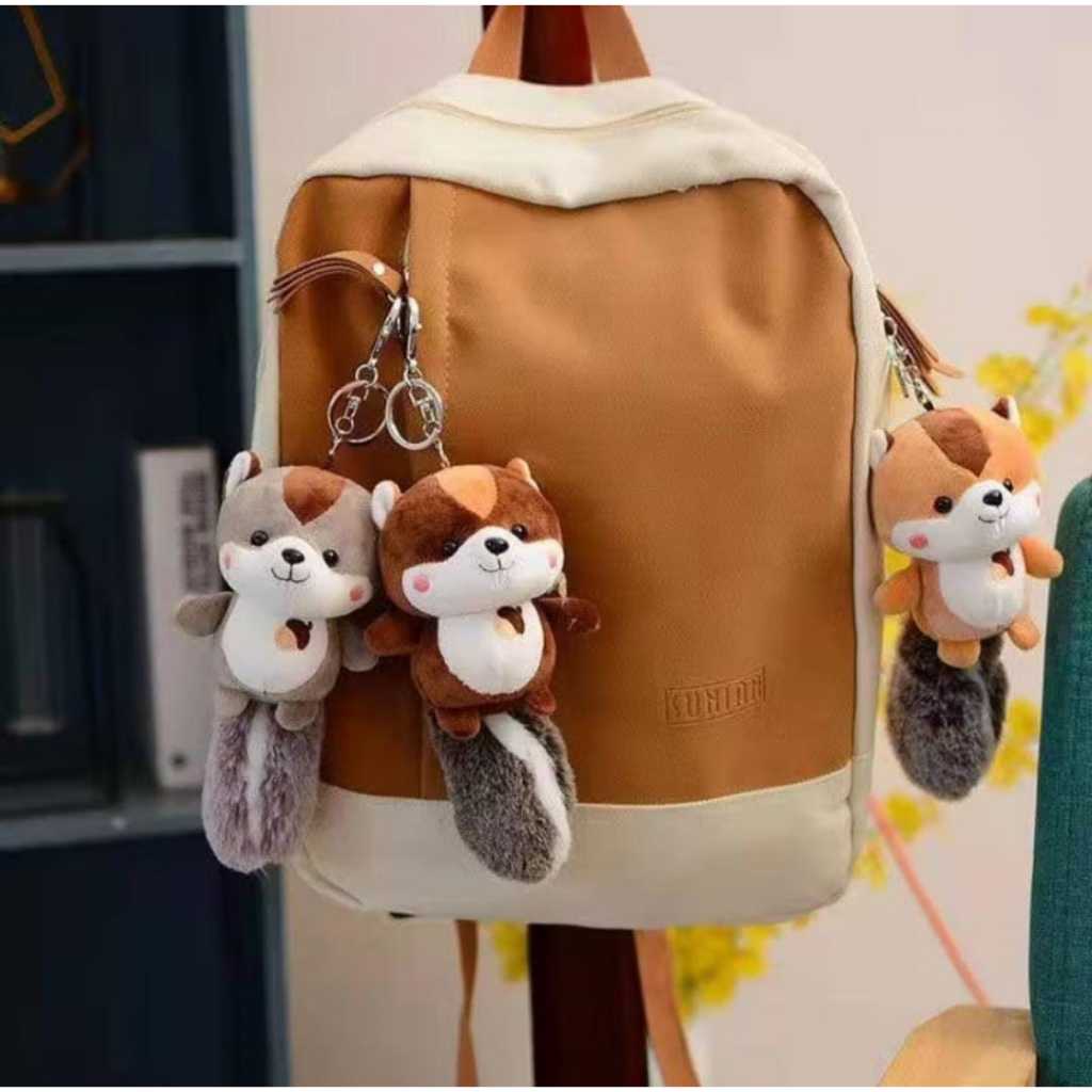 Jual Gantungan Kunci/Keychain Boneka Motif Tupai Lucu | Shopee Indonesia
