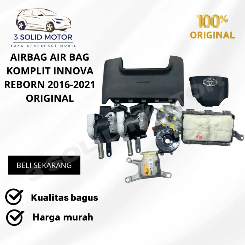 Jual AIRBAG AIR BAG KOMPLIT INNOVA REBORN 2016-2021 ORIGINAL | Shopee ...