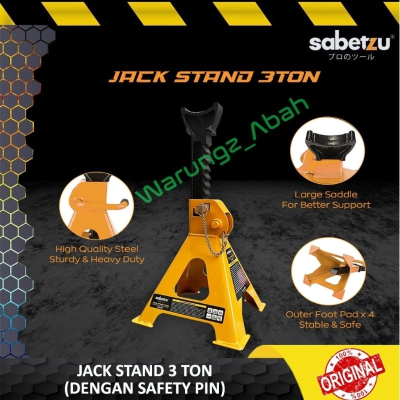 Jual ALAT BESI CAR JACK STAND TAHANAN PENAHAN PENYANGGA GANJALAN ...
