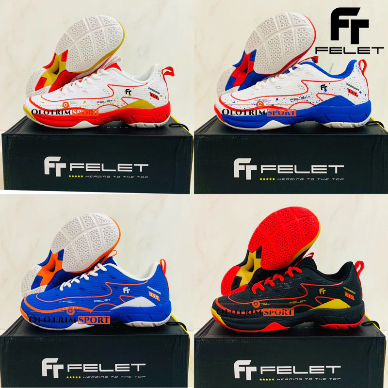 Jual Felet BS 061 Badminton Shoes - Sepatu Badminton Original Felet | Shopee Indonesia
