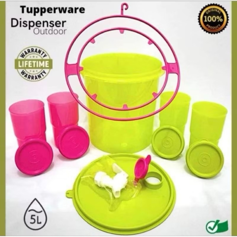 Jual tupperware new outdoor dispenser | Shopee Indonesia