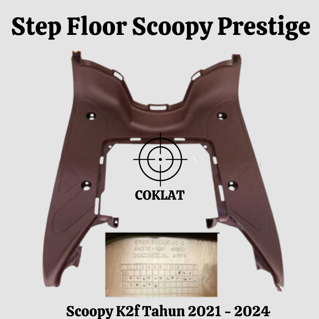 Jual Step floor bordes dek pijakan injakan kaki cover lantai scoopy new esp prestige sporty ...