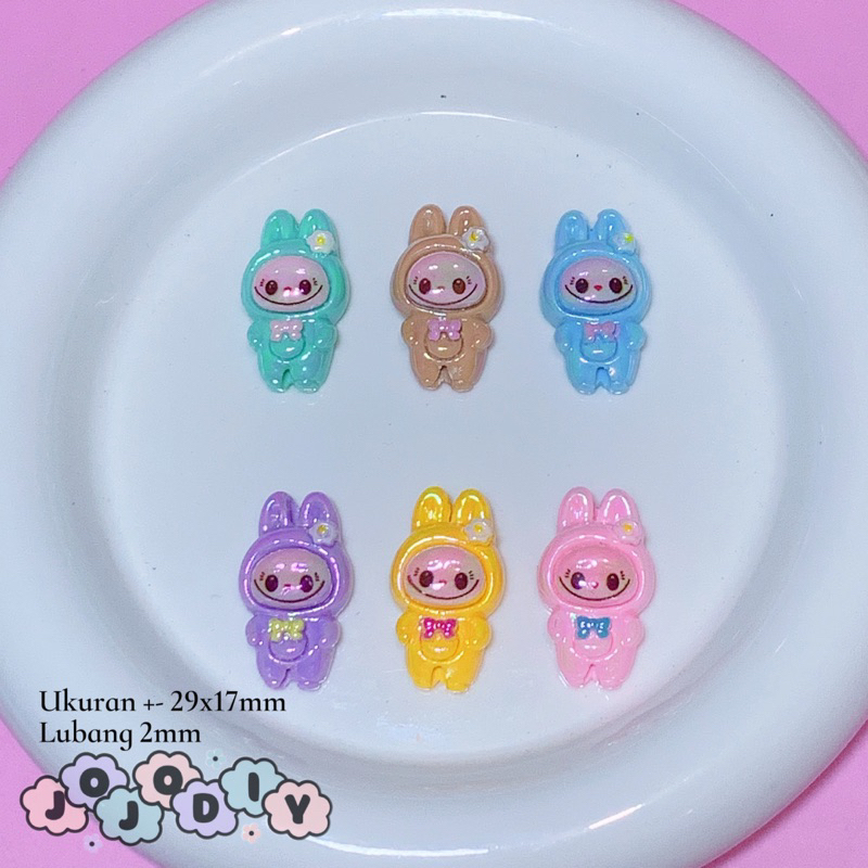 Jual (1Pcs) K233 Manik Karakter UV Labubu Pita Bunga | Shopee Indonesia
