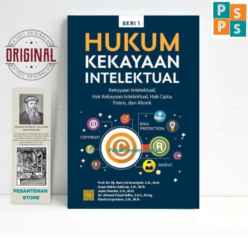 Jual BUKU SERI 1 HUKUM KEKAYAAN INTELEKTUAL: Kekayaan Intelektual, Hak Kekayaan Intelektual ...