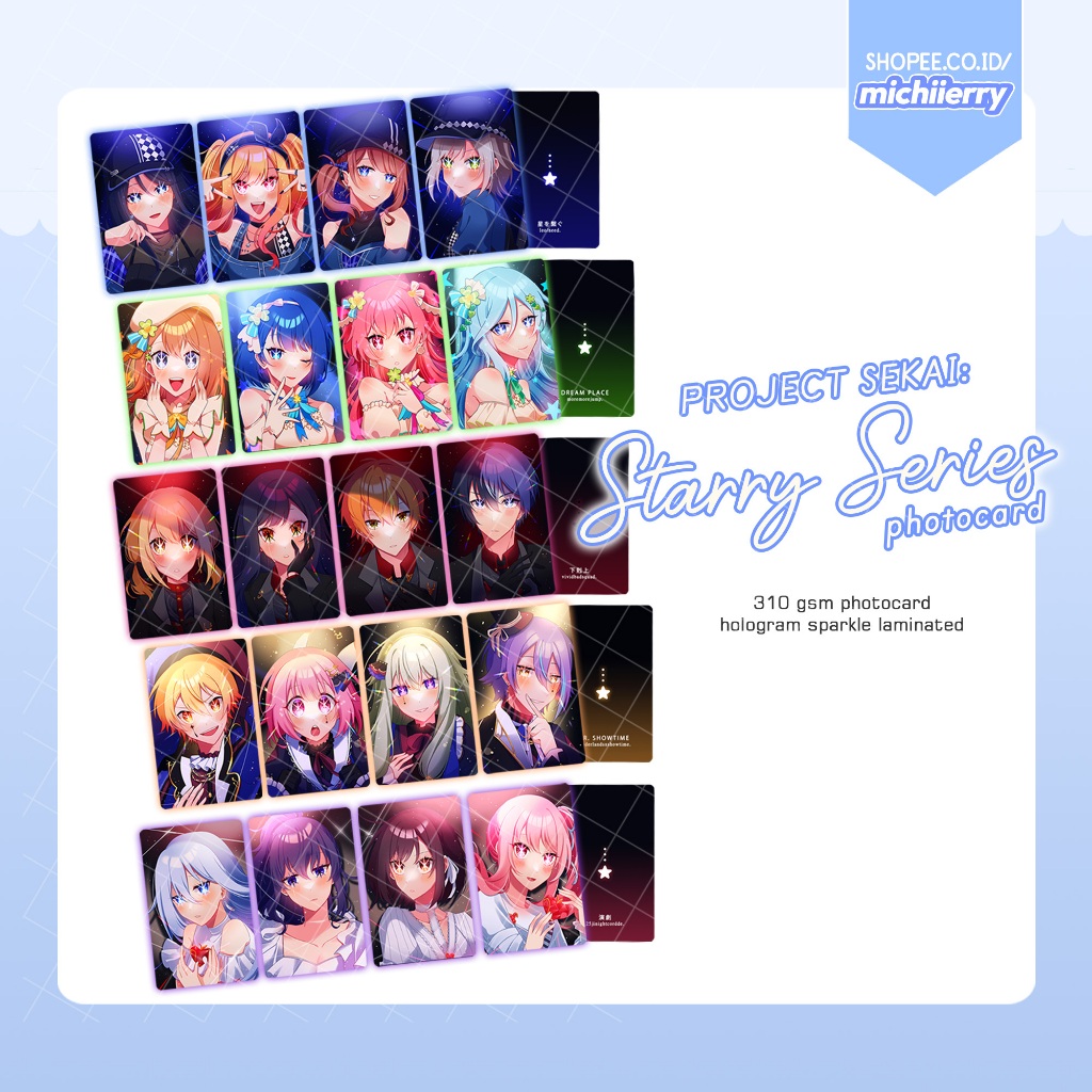 Jual Project Sekai Starry Photocard Series | Shopee Indonesia