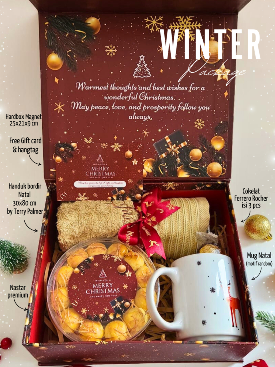 Jual Hampers Natal Premium Kado Christmas Parcel WINTER Gift Box Hadiah ...