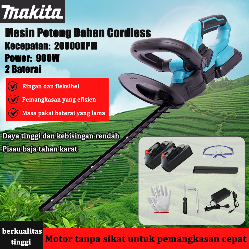 Jual MAKITA Portable Mesin Potong Dahan Cordless Hedge Trimmer Mesin ...