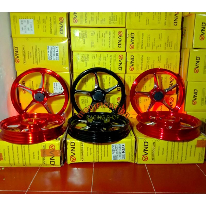 Jual VELG VND AK55 GEN 2 RING 14 MATIC VARIO,BEAT,SCOOPY,GENIO,MIO 110,115 | Shopee Indonesia