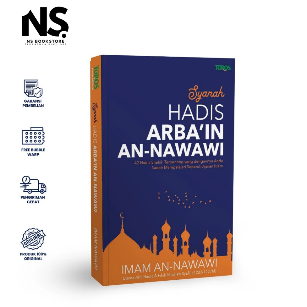 Jual Buku Syarah Hadis Hadist Arbain Arba'in Nawawi - Terjemah Kitab ...