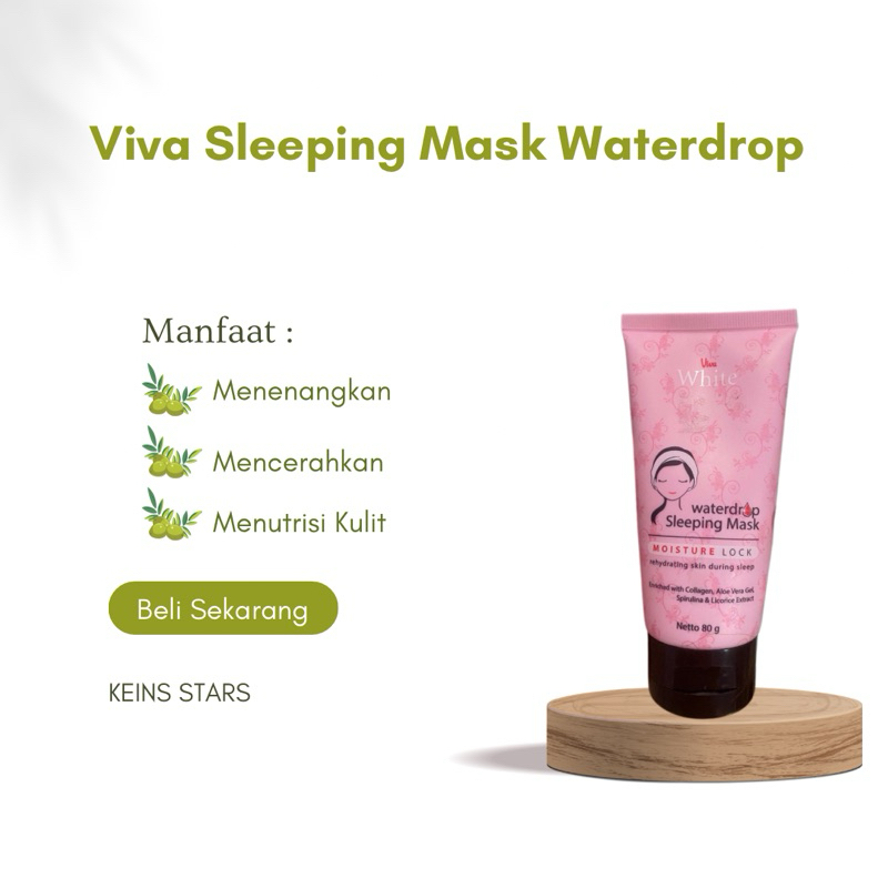 Jual Viva Sleeping Mask Waterdrop | Shopee Indonesia