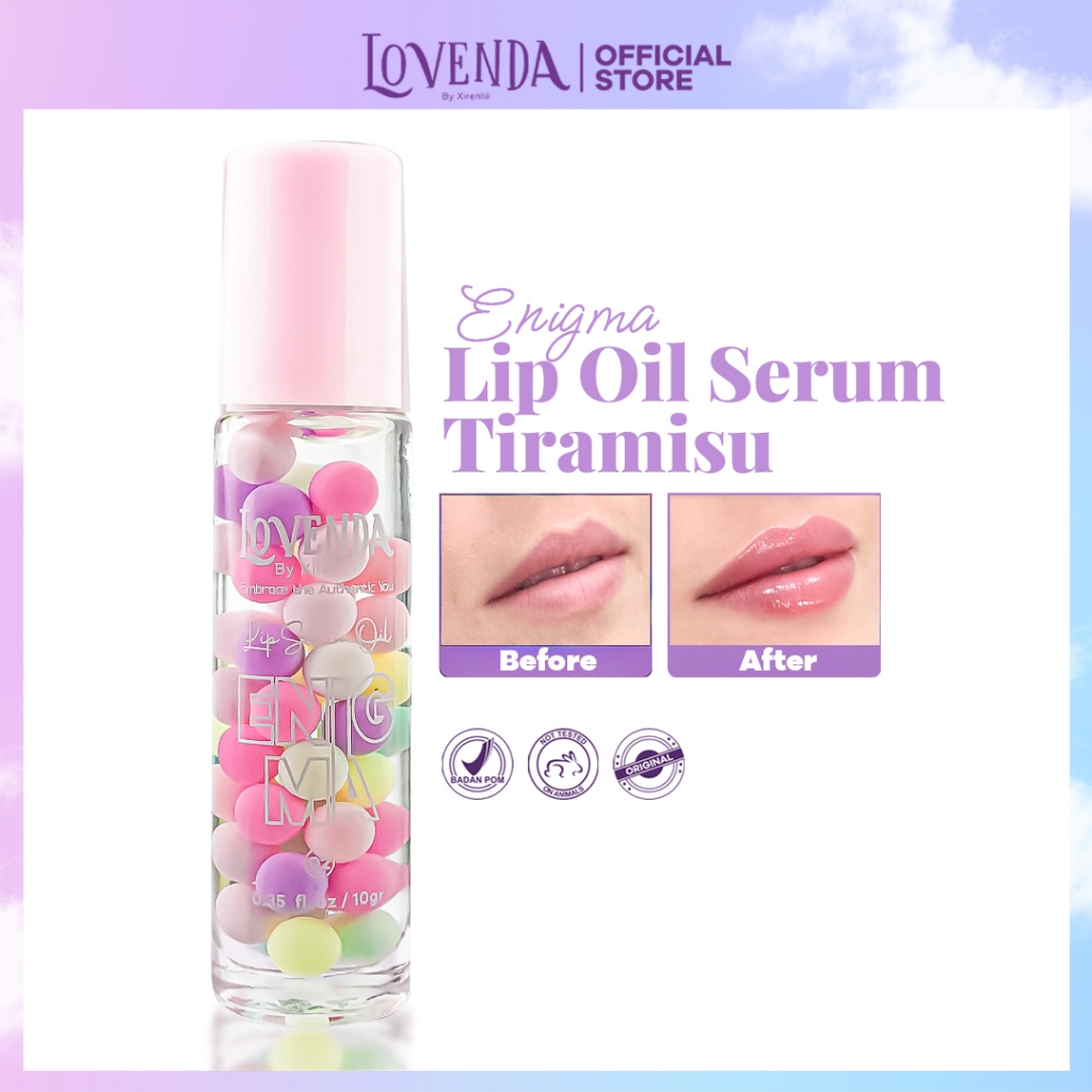 Jual Lovenda Enigma Lip Serum Oil Tiramisu - Mengandung Jojoba Oil ...