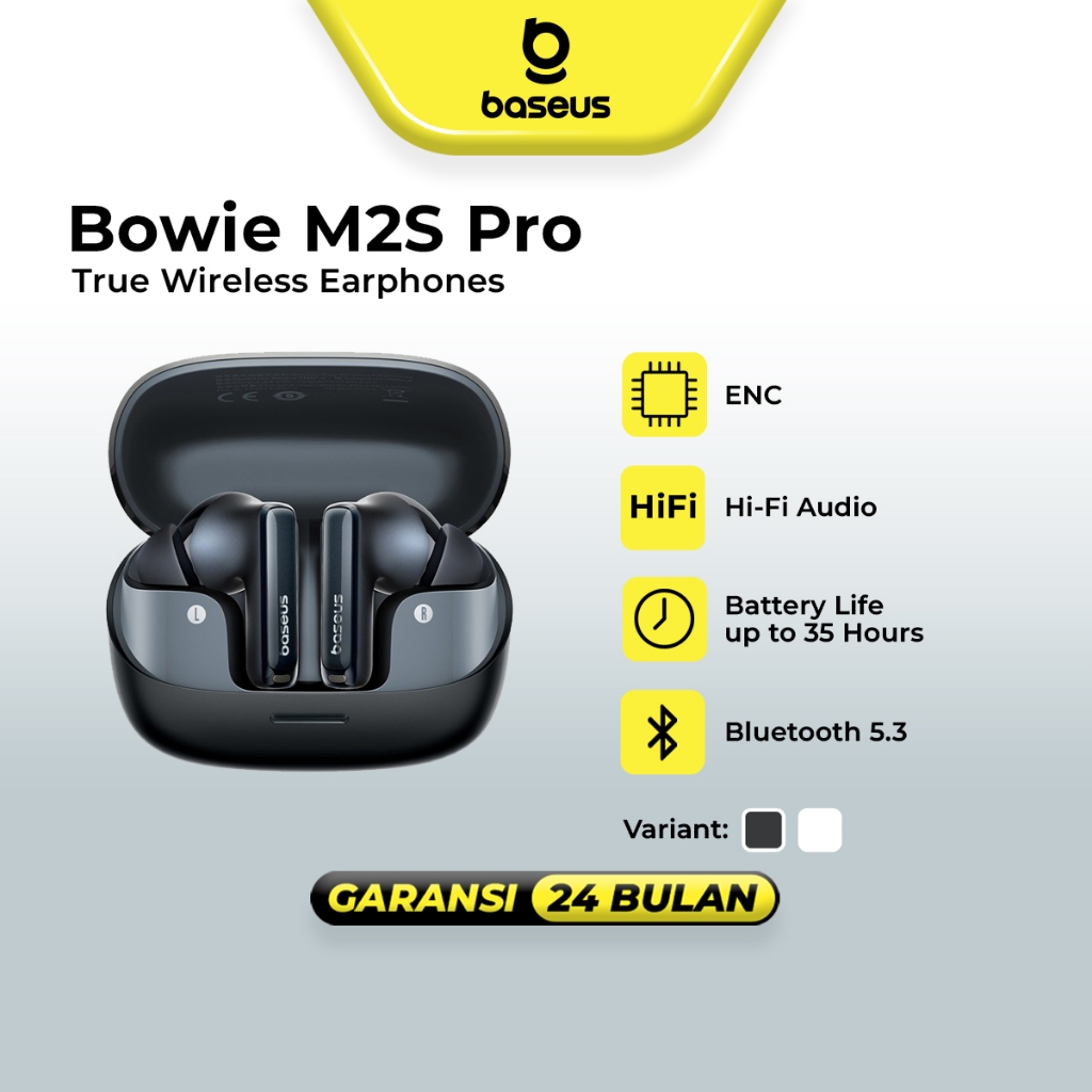Jual Baseus Bowie M2s Pro True Wireless Earphones | Shopee Indonesia