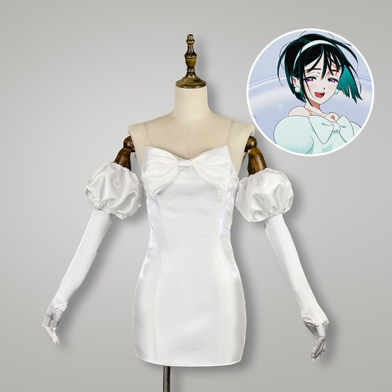 Jual ALIEN Stage Sua Cosplay Costume Wig Gown Dress Halloween Party ...