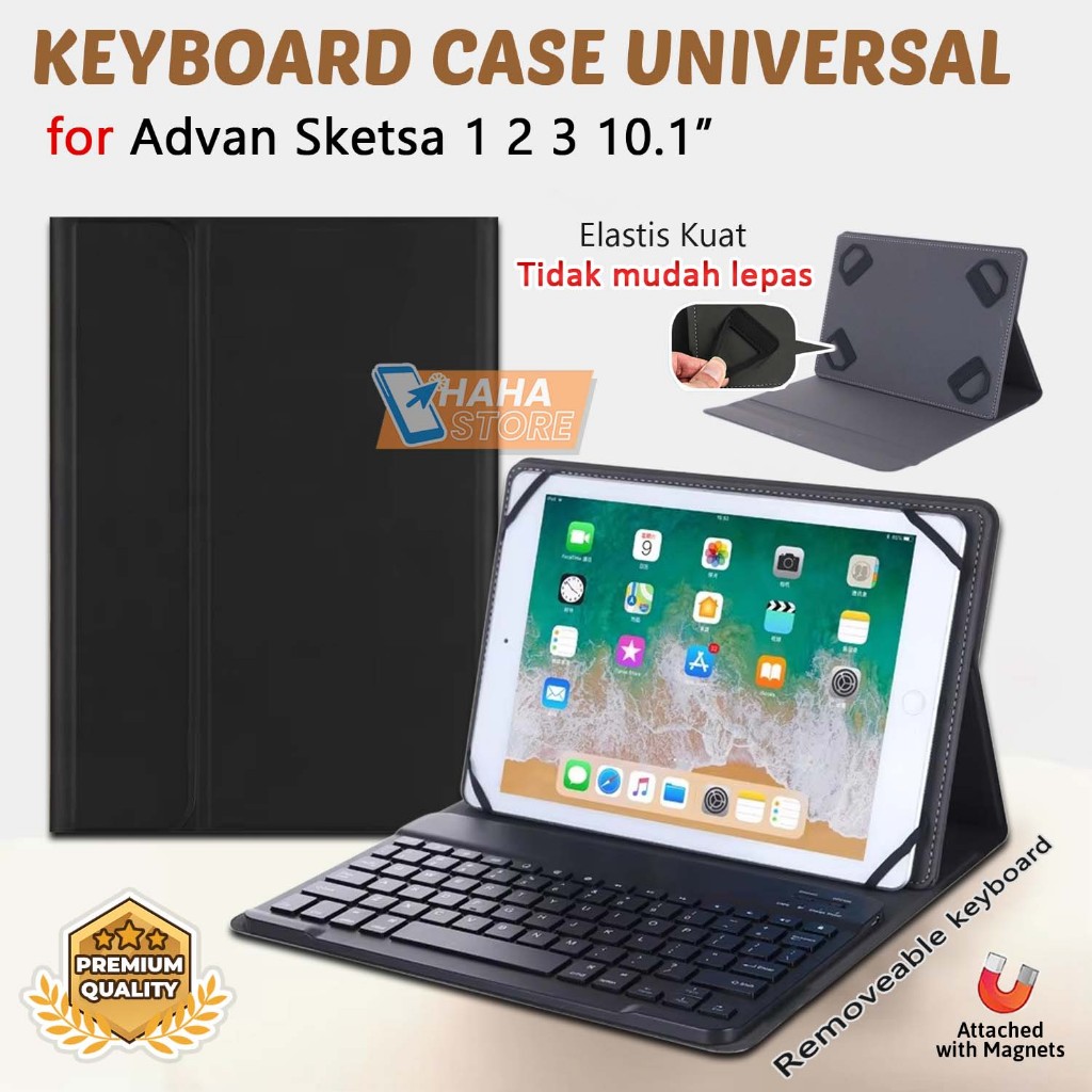 Jual Advan Sketsa 1 2 3 10.1 inch Universal Case Bluetooth Keyboard ...