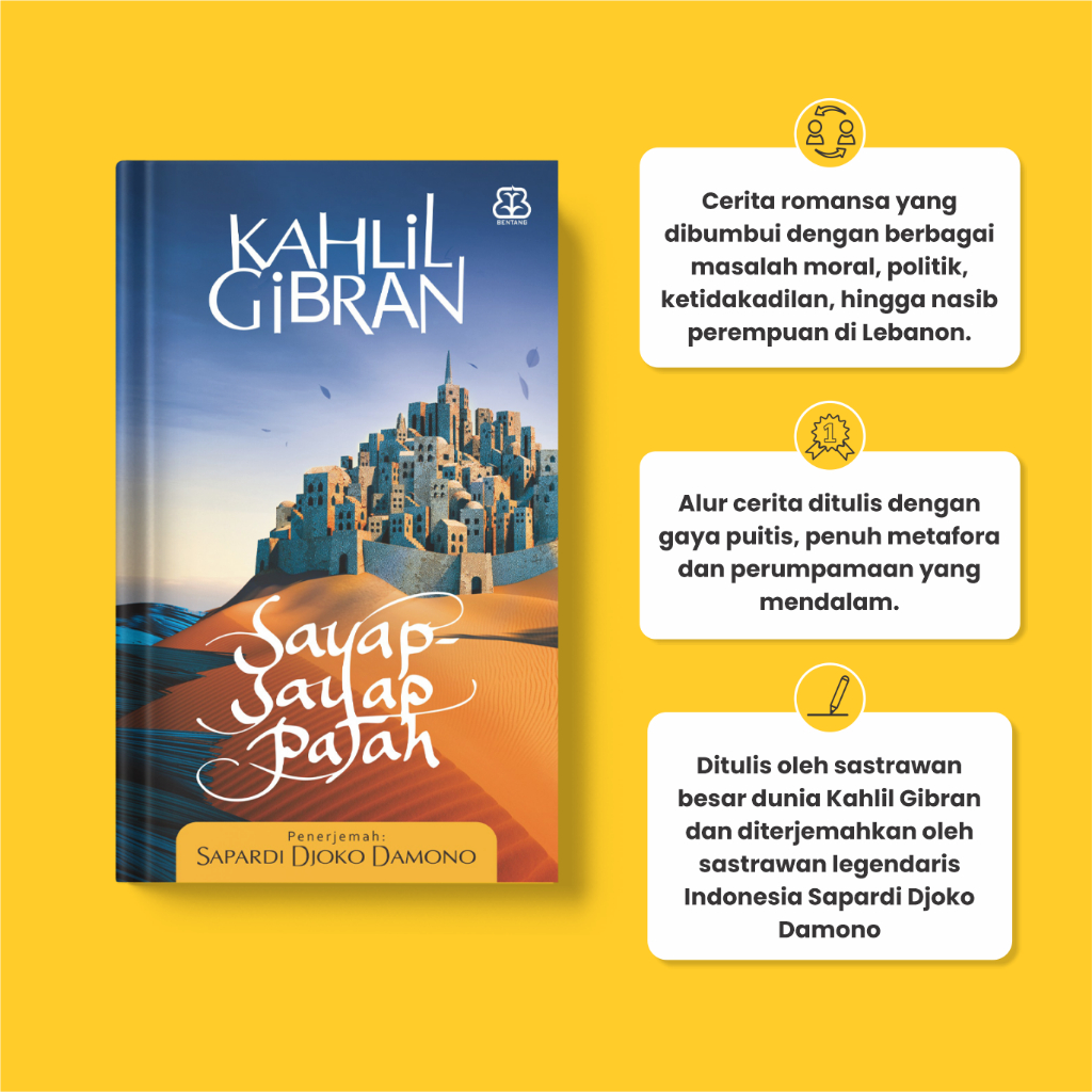 Jual [Bentang] Buku Agama & Filsafat | Sayap-Sayap Patah - Kahlil Gibran (Republish) | Shopee ...