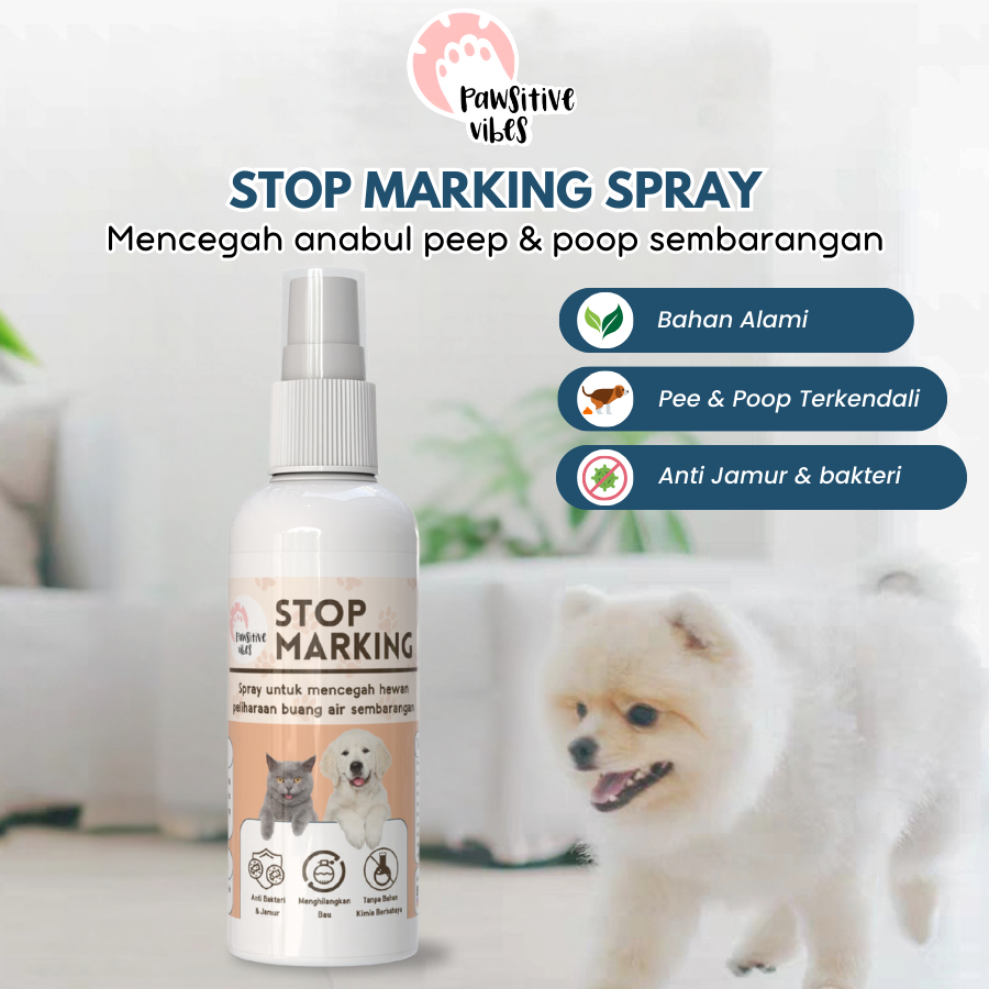 Jual Pawsitive Vibes Spray Stop Marking - Repellent for Dog and Cat ...