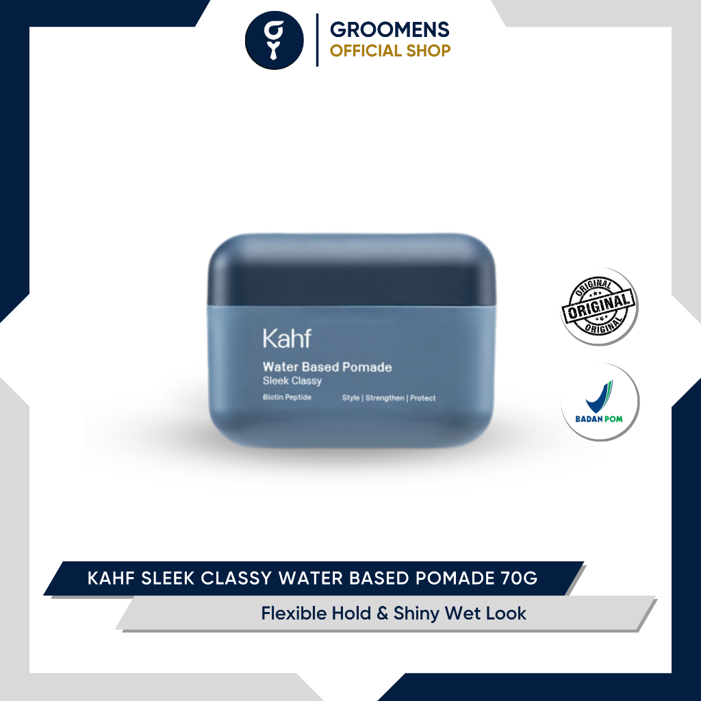 Jual Kahf Sleek Classy Water Based Pomade 70g | Shopee Indonesia