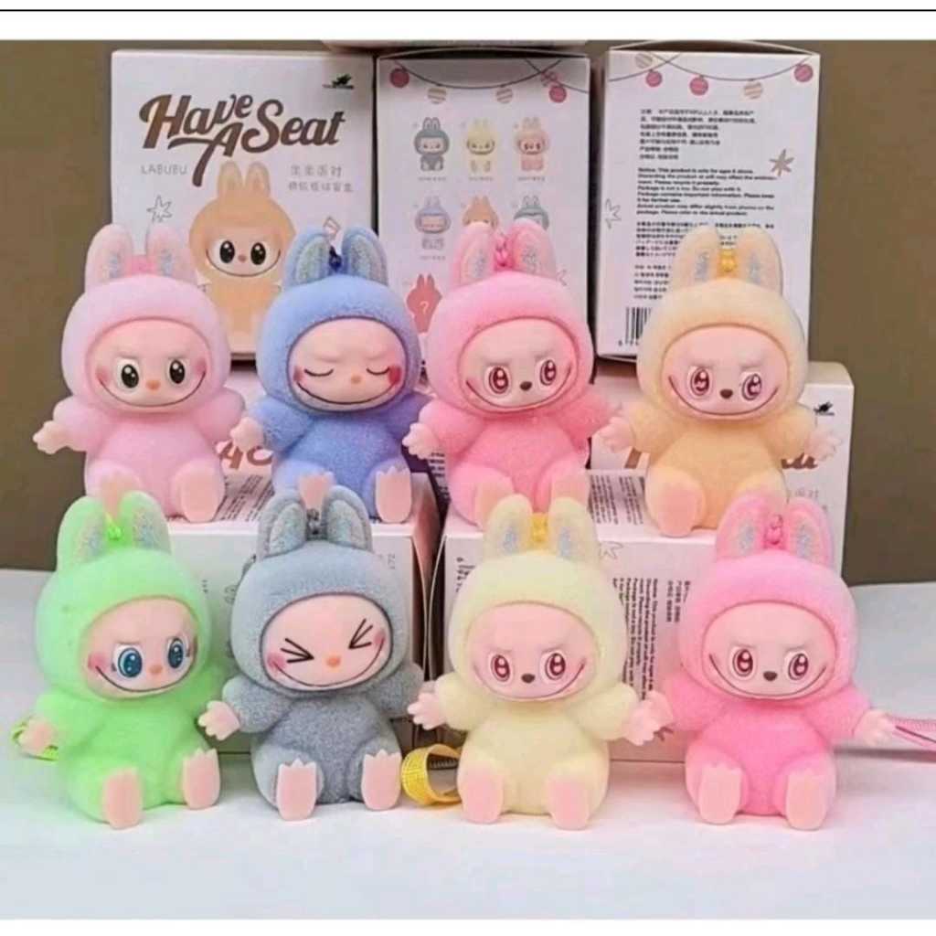 Jual Labubu Baby Mini 10cm Have a Seat Blindbox Boneka The Monster ...