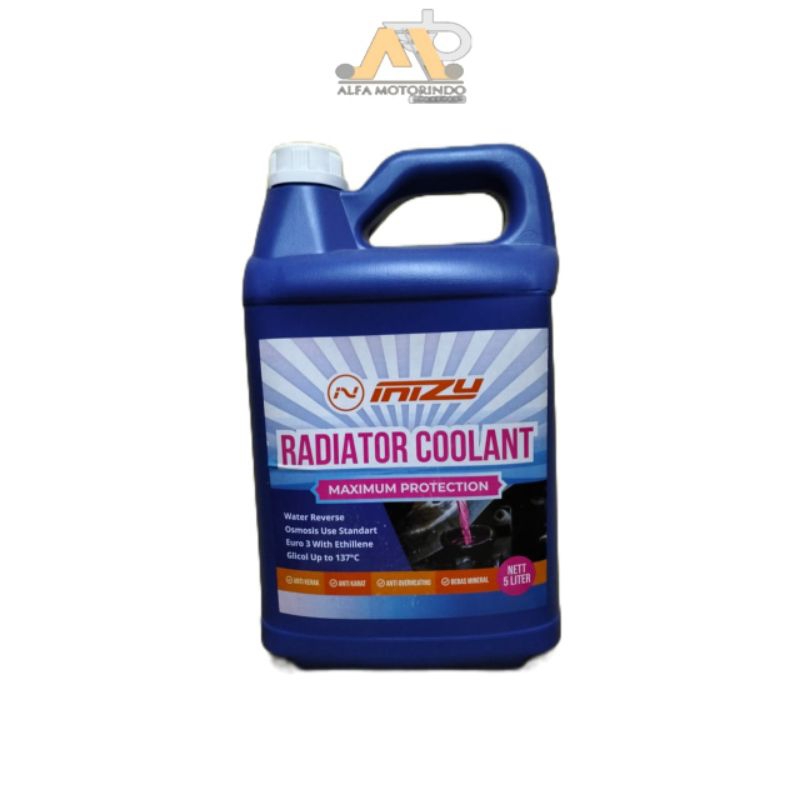 Jual RADIATOR COOLANT INIZU (MERAH) 5 LITER | Shopee Indonesia