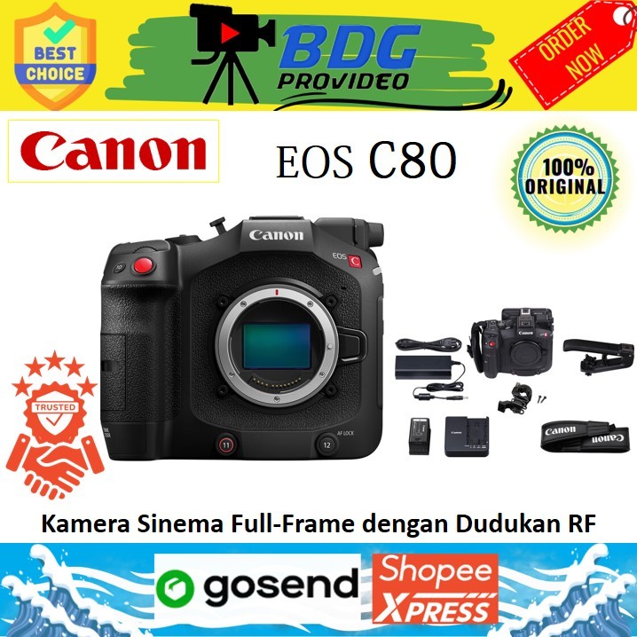 Jual Canon EOS C80 6K Full-Frame Cinema Camera (Canon RF) | Shopee Indonesia
