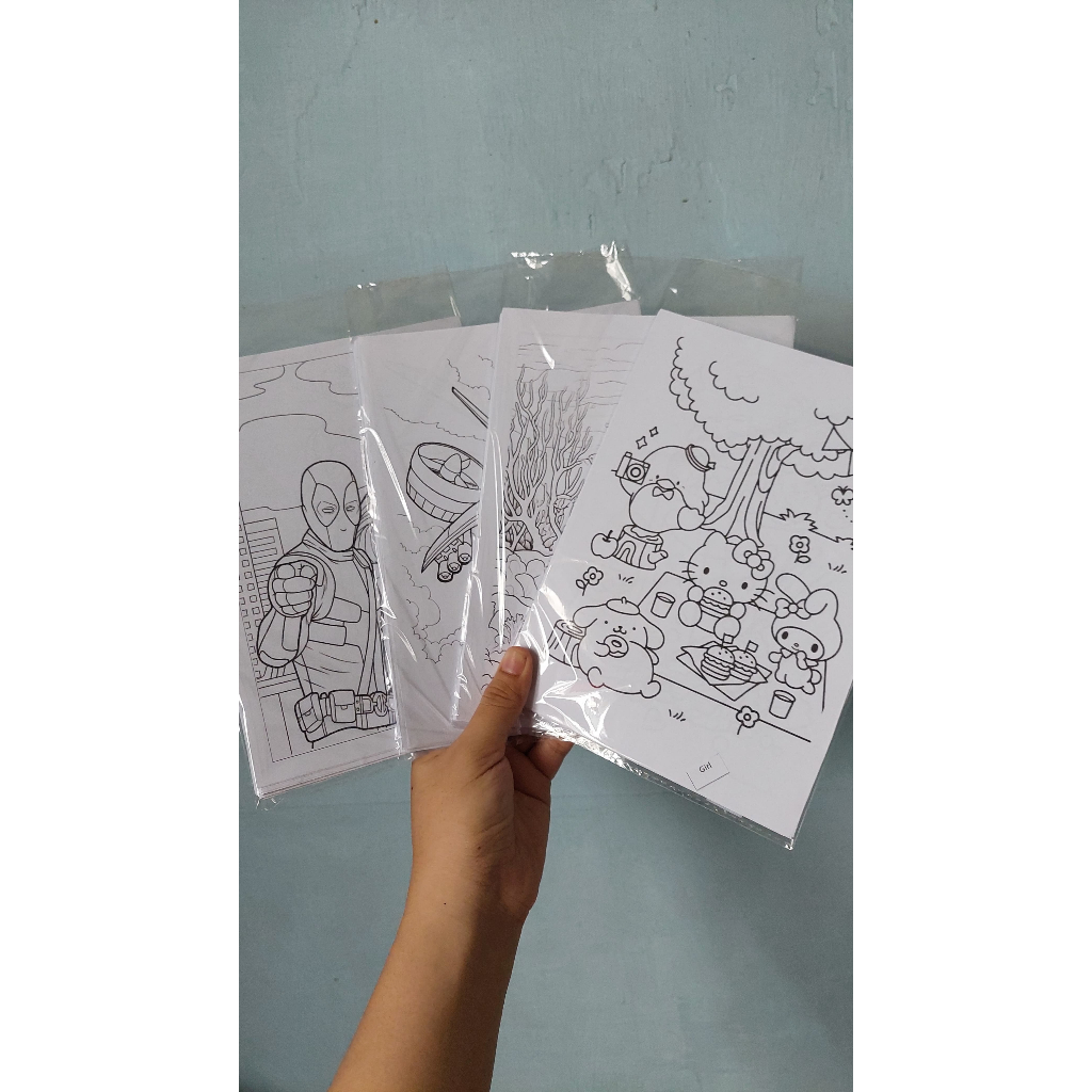 Jual Kertas Mewarnai/ Lembar Mewarnai/ Coloring Pages/Coloring Sheet ...