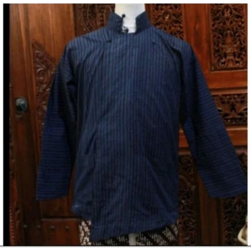 Jual Surjan lurik dewasa pria/ baju lurik tradisional | Shopee Indonesia