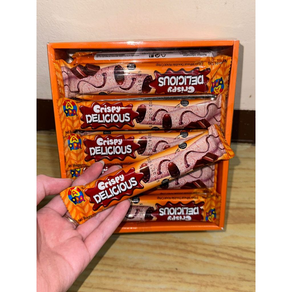Jual PROMO Wafer Crispy Delicious Isi Selai Coklat 1 Pc | Shopee Indonesia