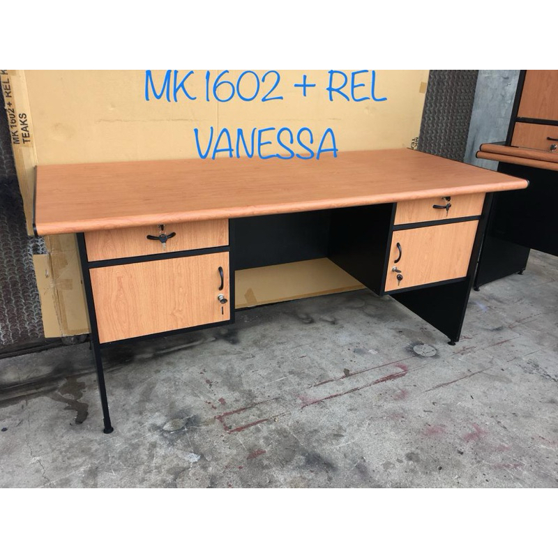 Jual Meja kantor meja kerja meja biro particle board press | Shopee ...
