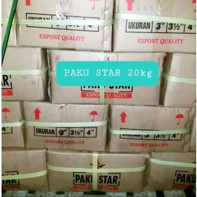 Jual Paku kayu merk Star 20 Kg | Shopee Indonesia