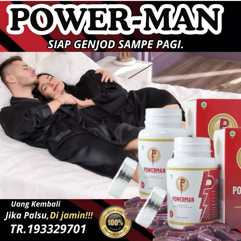Jual POWERMAN HERBAL OBAT KUAT PRIA TAHAN LAMA STAMINA PRIA TERBAIK TAHAN LAMA ( BPOM & Halal ...
