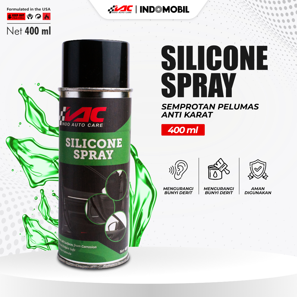 Jual Silicone Spray IAC Indo Auto Care - Pelumas Anti Karat Pembersih ...