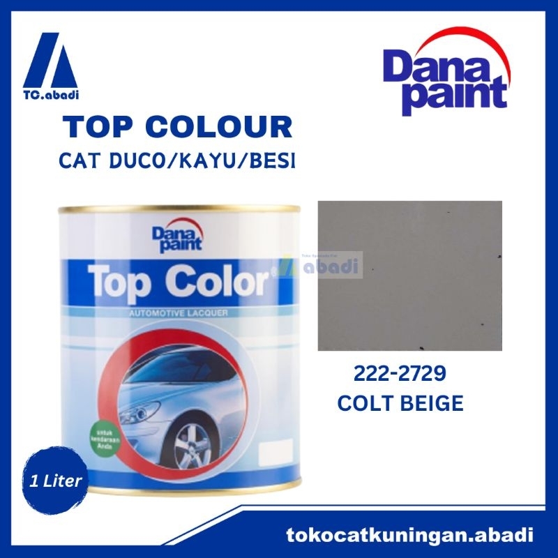 Jual TOP COLOR 222-2729 Colt Beige - Cat Duco Mobil Motor Kayu/Besi ...