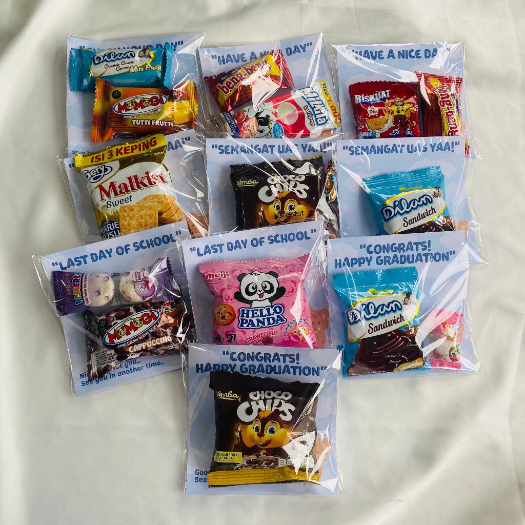 Jual [ VOL.11 ] MINI GIFT SNACK UK 12X12CM | BISA CUSTOME TULISAN ...