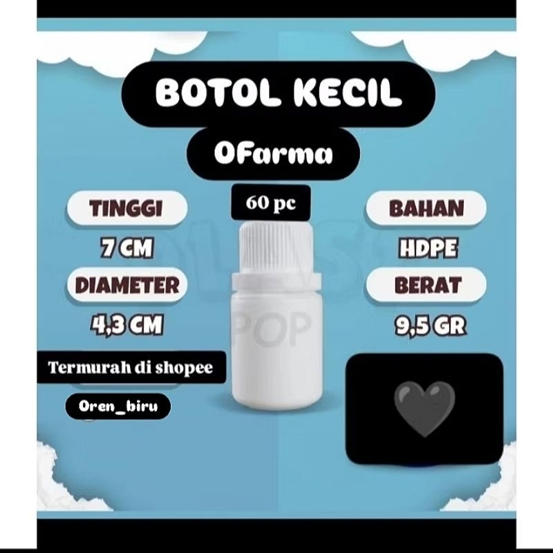 Jual Botol kecil OG60 | Shopee Indonesia