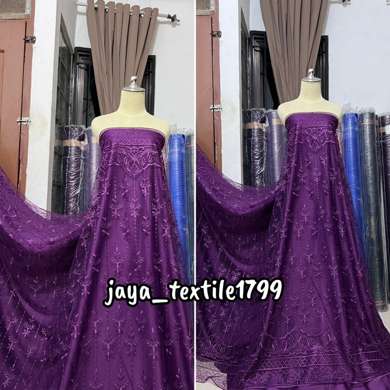 Jual Kain Tile Etnik / Tile Sapto Etnik / Bahan brokat kebaya meteran ...