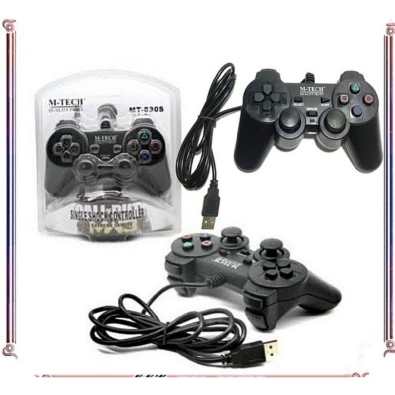 Jual GAMEPAD SINGLE USB M TECH / STICK LAPTOP / STIK PC / JOYSTICK ...