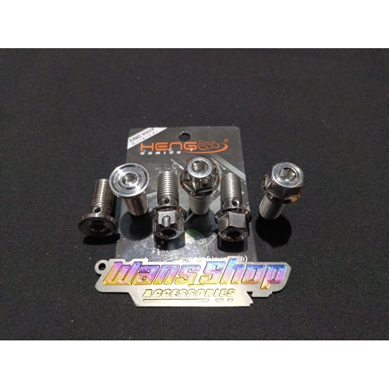Jual baut selang rem baut banjo baut kaliper drat halus kasar stainless heng harga 1 biji ...