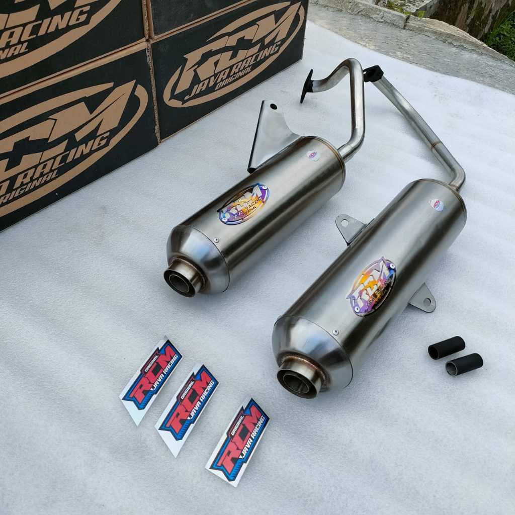 Jual KNALPOT STANDAR RACING STAINLIS ORIGINAL RCM JAVA RACING, VARIO/SCOOPY/AEROX/N-MAX/PCX/MIO ...